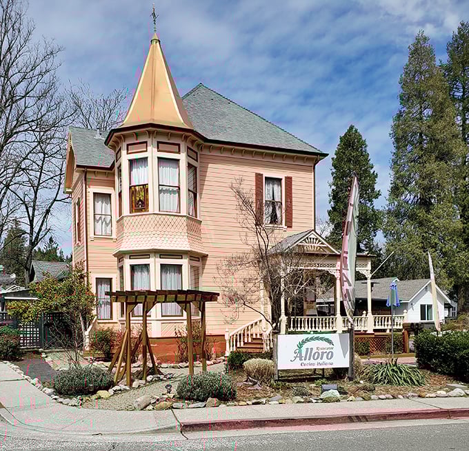 Victorian charm meets culinary sophistication at Alloro, housed in a picture-perfect building that looks like it belongs in a Hallmark movie.