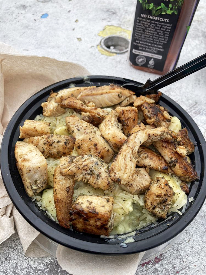 This isn't just mac and cheese with chicken—it's a carefully orchestrated symphony where every bite hits the right note.