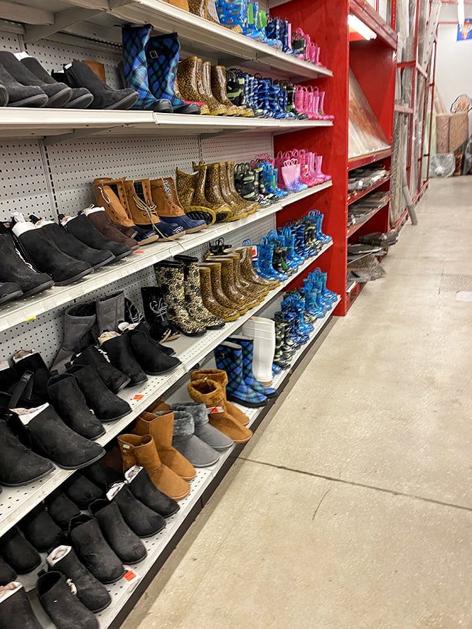 From practical rain boots to stylish winter footwear—all priced so reasonably, you might actually leave Florida prepared for real weather.