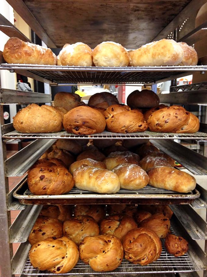 Fresh-baked bread that would make your grandmother both proud and jealous. These aren't just carbs—they're edible hugs.