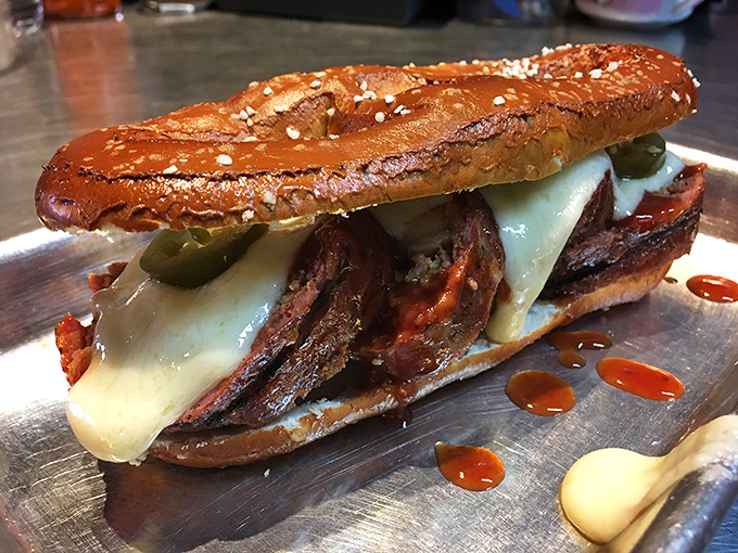 The brisket cheesesteak: Philadelphia's brilliant answer to the question, "How do we make barbecue even more irresistible?"