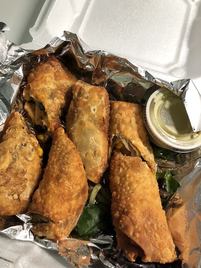 These egg rolls didn't just cross cultural boundaries—they danced over them with southwestern swagger and crispy confidence.