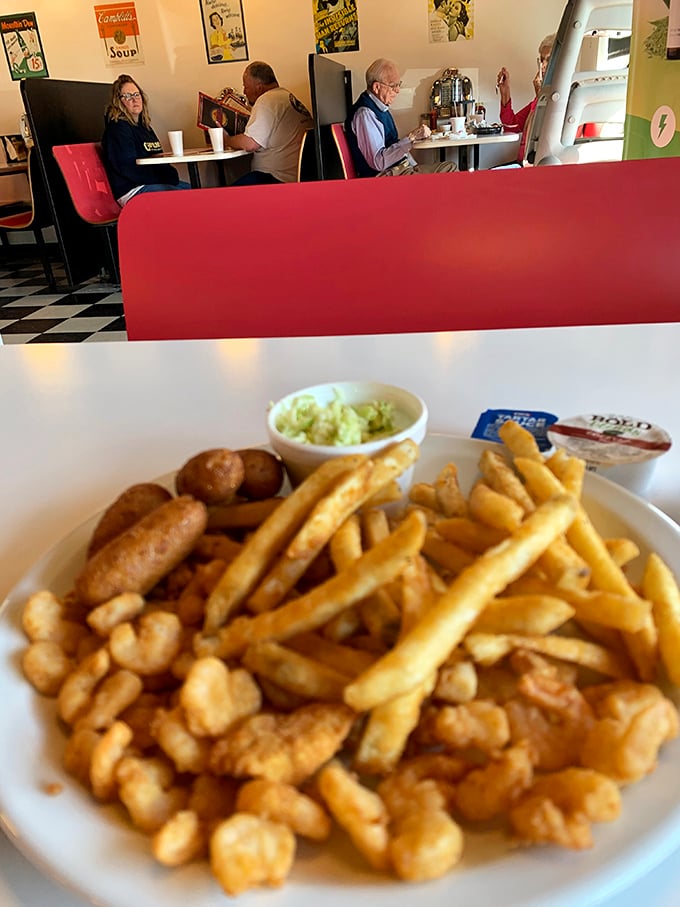 When French fries are done right, they deserve their own spotlight – crispy exteriors giving way to fluffy interiors, ready for dipping.