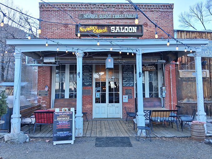 Nevada's Oldest Thirst Parlor isn't just a bar – it's a liquid history museum where every sip comes with a side of folklore.