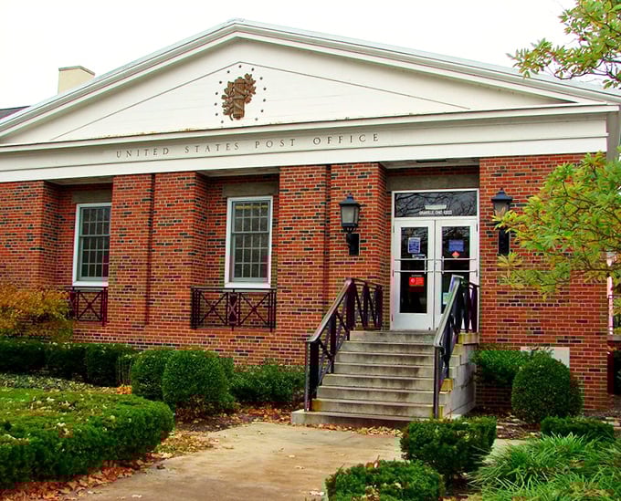 Even the Post Office looks like it belongs on a heritage tour—mailing a letter here feels like you're preserving a tradition.