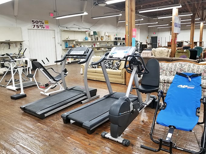 Yesterday's fitness dreams become today's bargains—treadmills and exercise equipment offering second chances at those New Year's resolutions.