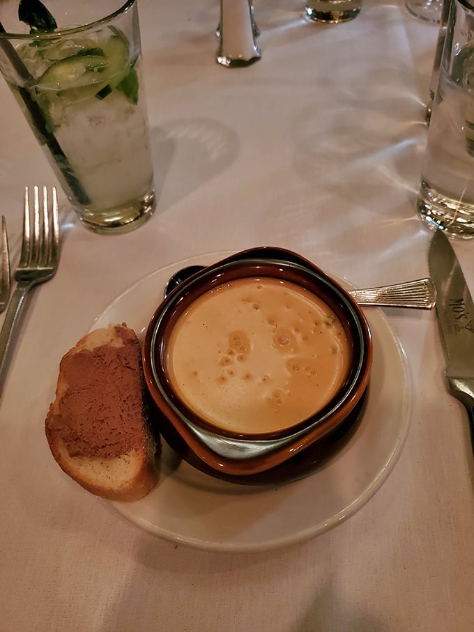 This lobster bisque isn't just soup—it's a velvety ocean of flavor that makes you wonder why we don't all live on boats.