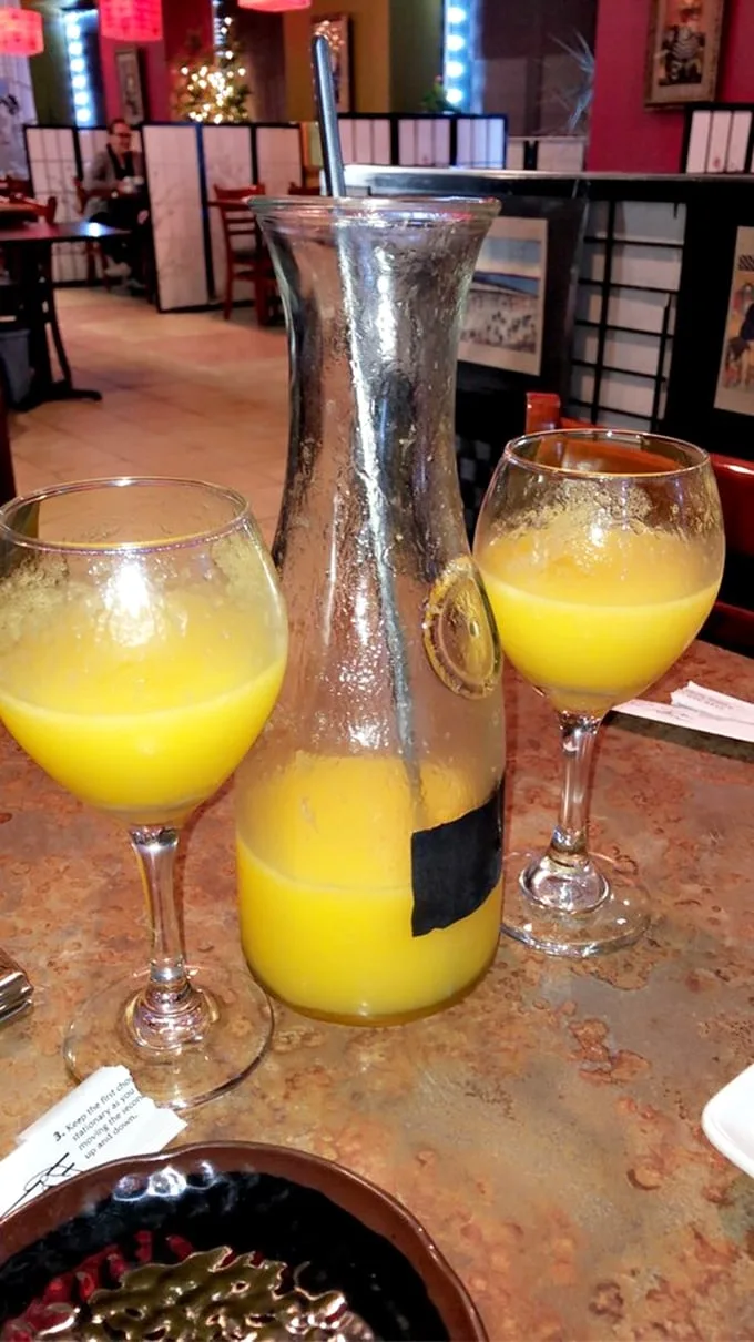 Sunshine in a carafe! This mango soju cocktail brings tropical vibes to the Midwest – like a vacation that fits in a glass.