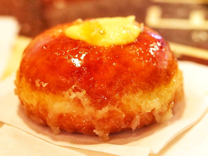 Sunshine in donut form—this vibrant creation captures the tropical spirit of the Keys in every bite.