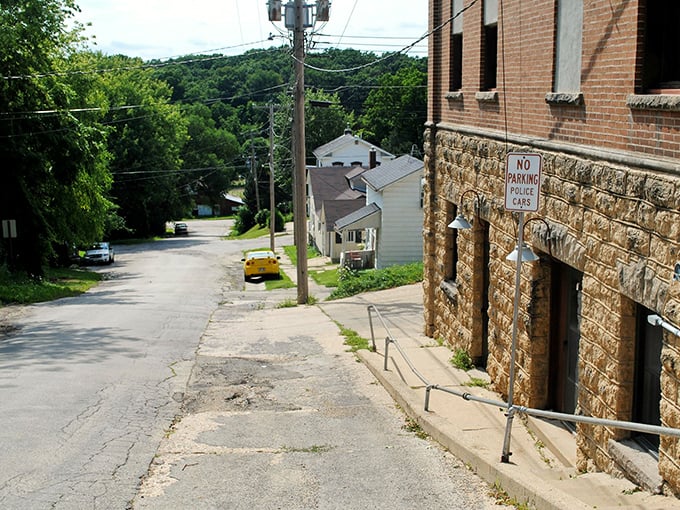 Mount Carroll's neighborhoods cascade down hillsides, creating unexpected vistas that make even a simple stroll feel like a discovery tour.