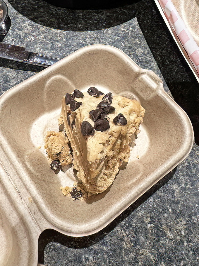 Peanut butter pie with chocolate chips—proof that sometimes the simplest desserts create the most profound happiness. No fancy pastry chef needed.