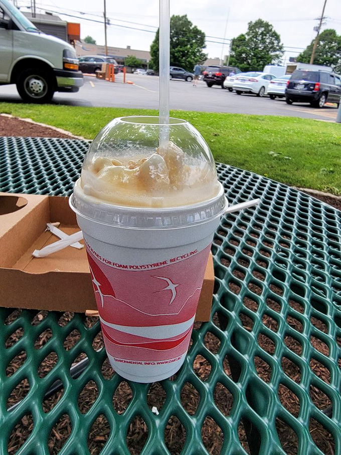 Summer in a cup: a root beer float that makes you wonder why we ever complicated desserts with things like "deconstructed" or "fusion."
