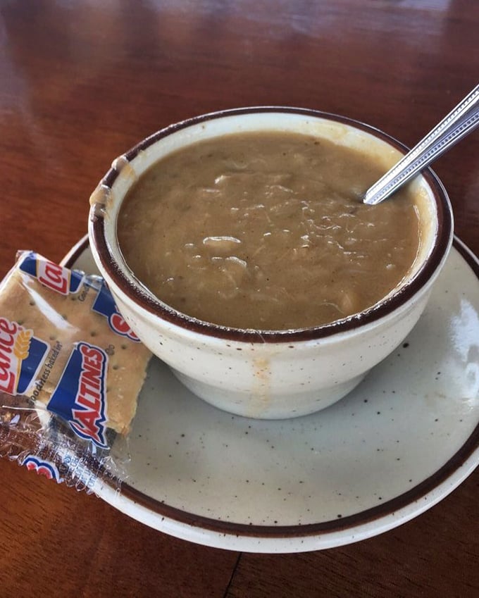 She-Crab Soup that's worth the drive alone. Rich, creamy, and packed with sweet crab meat—it's basically liquid gold with a spoon.