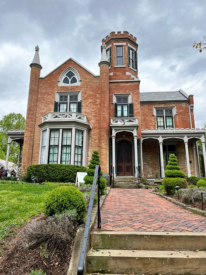 Not every town has its own castle – this Victorian beauty looks like it should come with its own ghost stories and hidden passages.