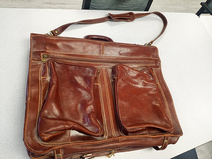 Italian leather that's lived a life. This vintage messenger bag has stories to tell and decades of style left to share.