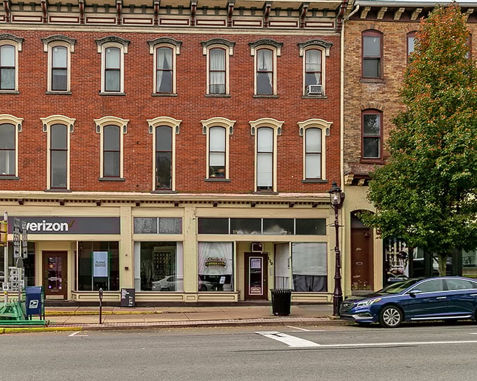 Even the most modern storefronts in Bellefonte look like they're playing dress-up in their grandparents' neighborhood—and somehow pulling it off beautifully.