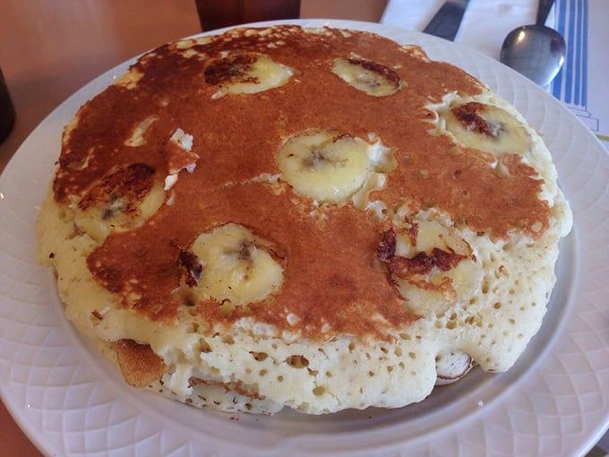 Banana pancakes that hit the sweet spot between dessert and breakfast – the kind that make you feel like you're getting away with something.