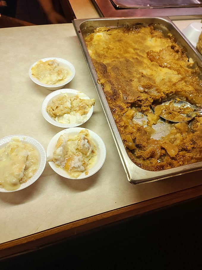 Banana pudding that bridges generations—the same dessert your grandparents swooned over, still working its magic on modern palates. Sweet nostalgia in every spoonful. 