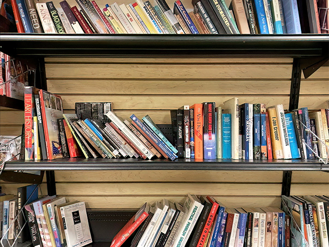 Literary treasures stacked with care. Each spine represents both a story inside and the journey that brought it here.