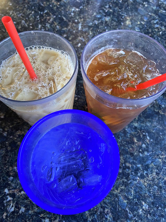 No fancy mixologists needed here—just honest beverages served in glasses big enough to quench a Texas-sized thirst.