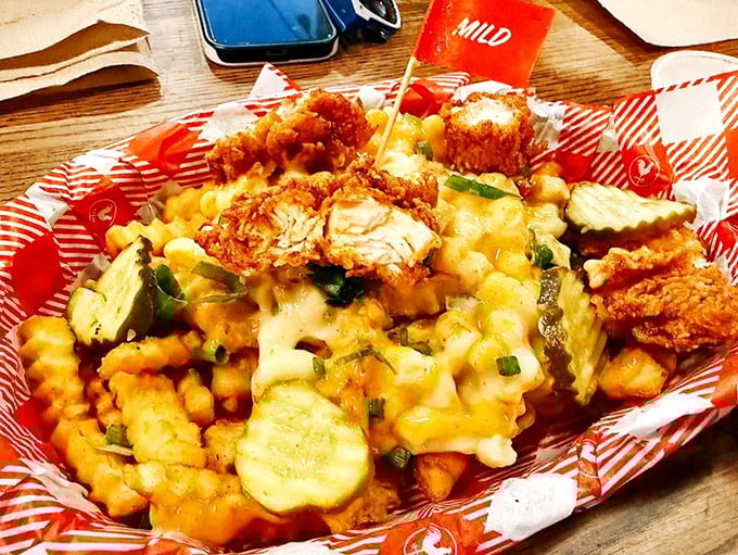 Potato salad that would make your grandmother nod in approval. Fresh herbs and a creamy base—the perfect cool counterpoint to Nashville's fiery bird.