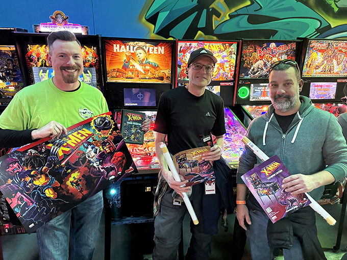 The universal language of arcade enthusiasm transcends generations. These players aren't just collecting memorabilia—they're preserving cultural history one joystick at a time.