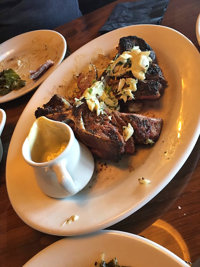 This steak isn't just cooked—it's been respected, honored, and transformed into the best version of itself. That butter sauce is liquid gold.