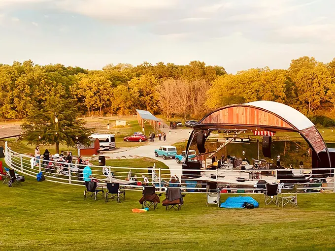 Who needs stadium seating when you've got this charming amphitheater? Summer concerts under open skies—the way music was meant to be enjoyed.