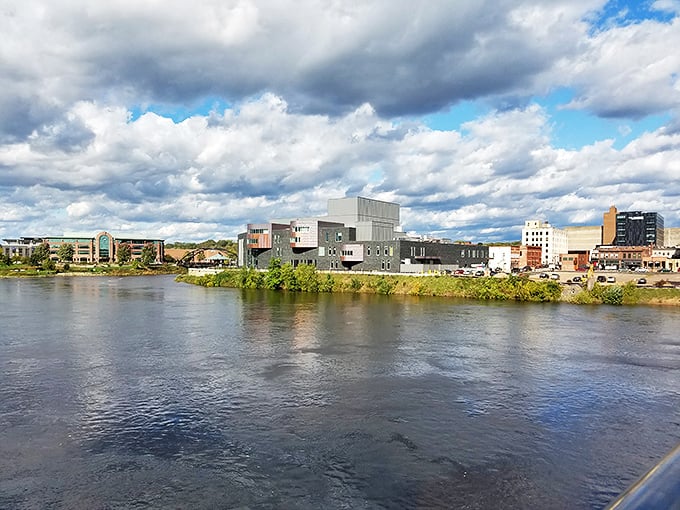 Eau Claire's downtown skyline – not exactly Manhattan, but who needs skyscrapers when you've got that beautiful river view?