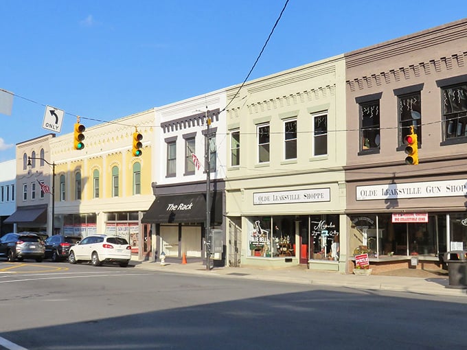 Eden's Main Street offers small-town shopping with big-time character. Those awnings have sheltered shoppers for decades!