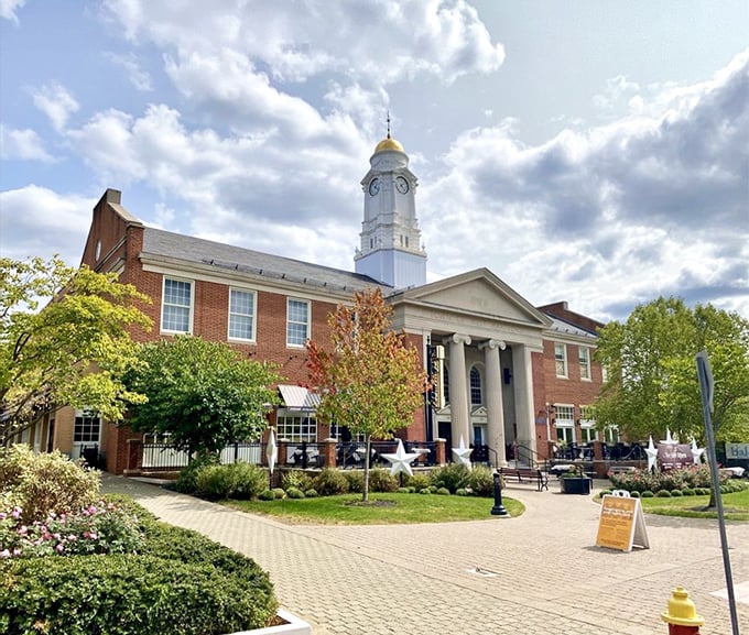 Behind that stately brick facade lies a world where wine flows, steaks sizzle, and Monday night blues disappear.
