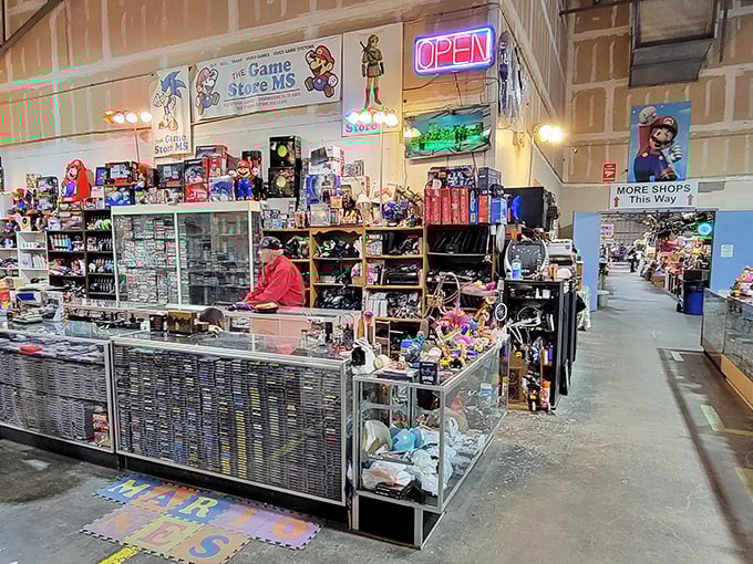 Flowood's market elevates the flea market experience with museum-quality displays of nostalgia-inducing collectibles.