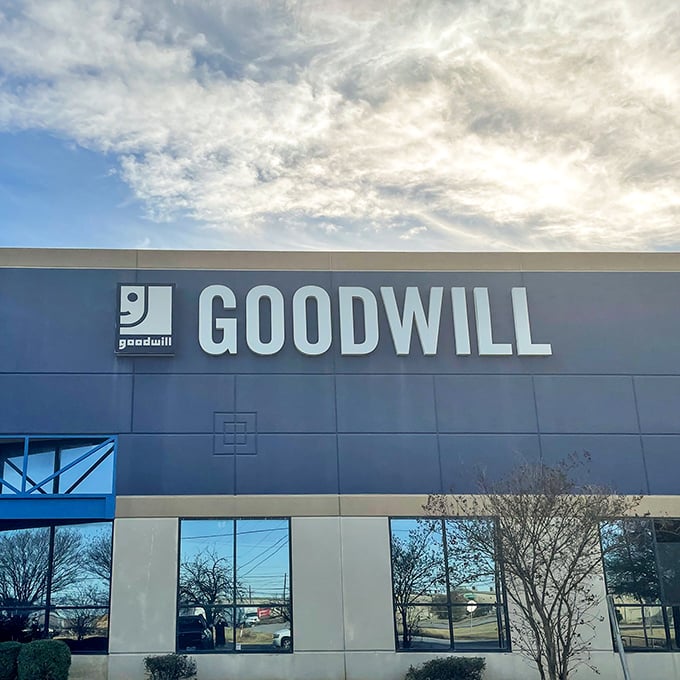 Goodwill Central Texas (Austin): "That sleek blue exterior hides a wonderland of treasures waiting for their second chance at greatness."
