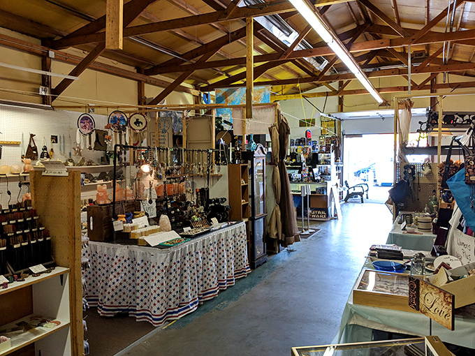 Jamie's bright green sign has welcomed bargain seekers for over four decades of "Great Finds & Family Fun."
