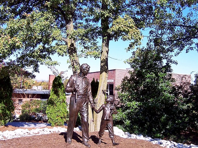 Mount Airy's charming train station doubles as a museum where admission prices won't derail your budget.