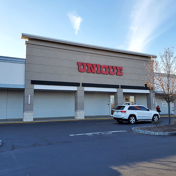 MyUnique's Union location—where "big box store" meets "grandma's attic" in a retail marriage made in bargain heaven.