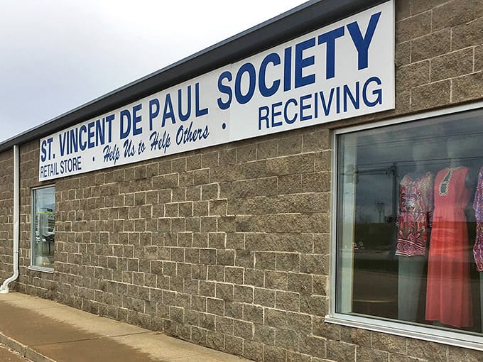 St. Vincent de Paul Society's unassuming exterior belies the carefully curated treasures within—where shopping and charity beautifully intersect.