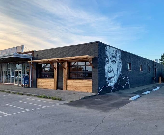 The wooden accents soften the modern exterior, much like how a cold beer softens a long day.