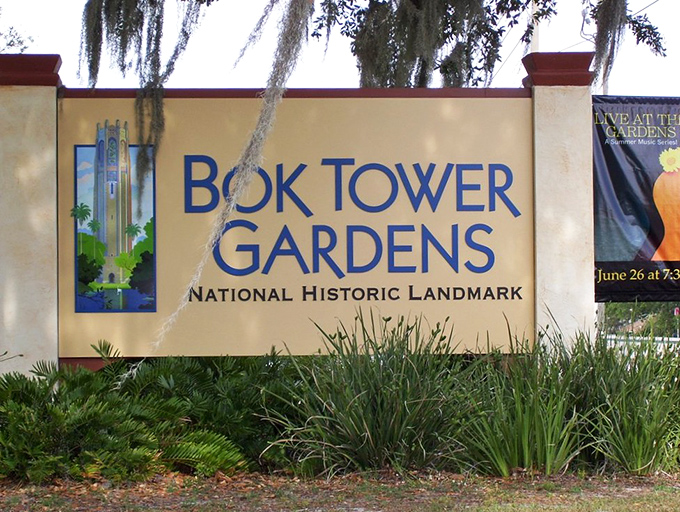 Not just another pretty sign - Bok Tower Gardens delivers on its promise with 250 acres of "I can't believe this is in Florida" moments.