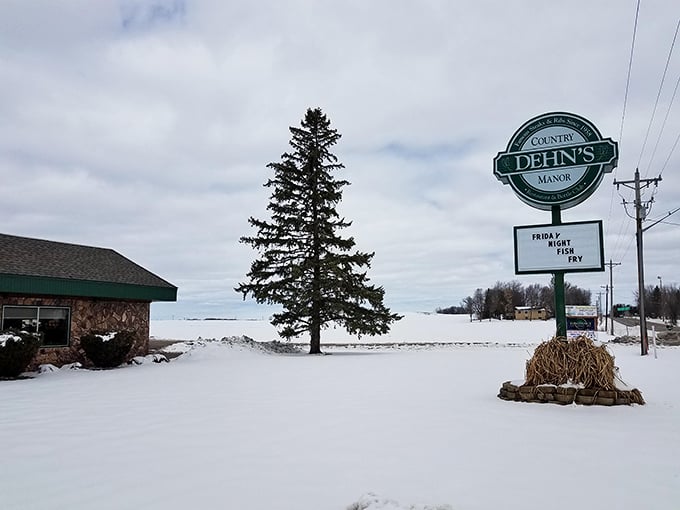 Snow-covered and serene, Dehn's Country Manor is the winter wonderland of steakhouses. Inside awaits warmth in both temperature and hospitality.