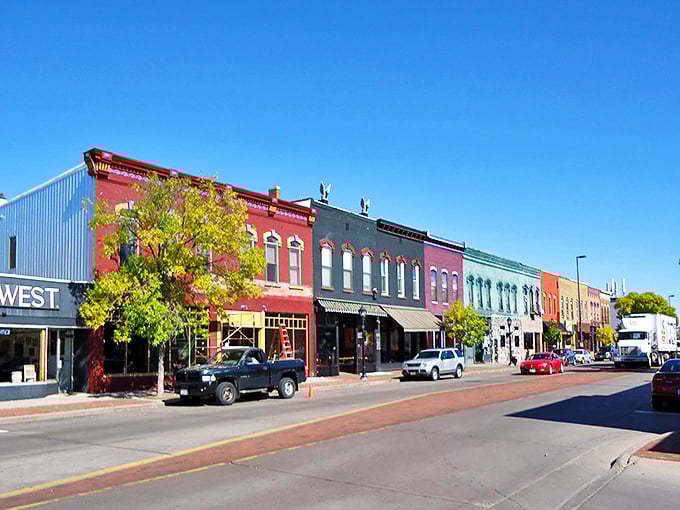 The brick buildings of downtown Eau Claire tell stories of boom times, hard times, and the resilient spirit of Wisconsin.