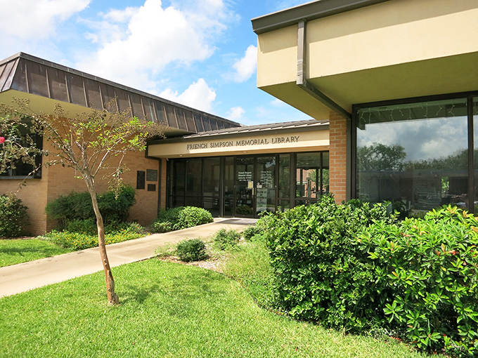 The Simpson Memorial Library in Hallettsville offers knowledge and community connection – proving the best things in small-town life are often free.