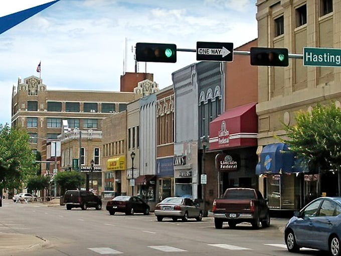 The charming storefronts of Hastings welcome visitors with small-town hospitality and prices that make retirement living comfortable.
