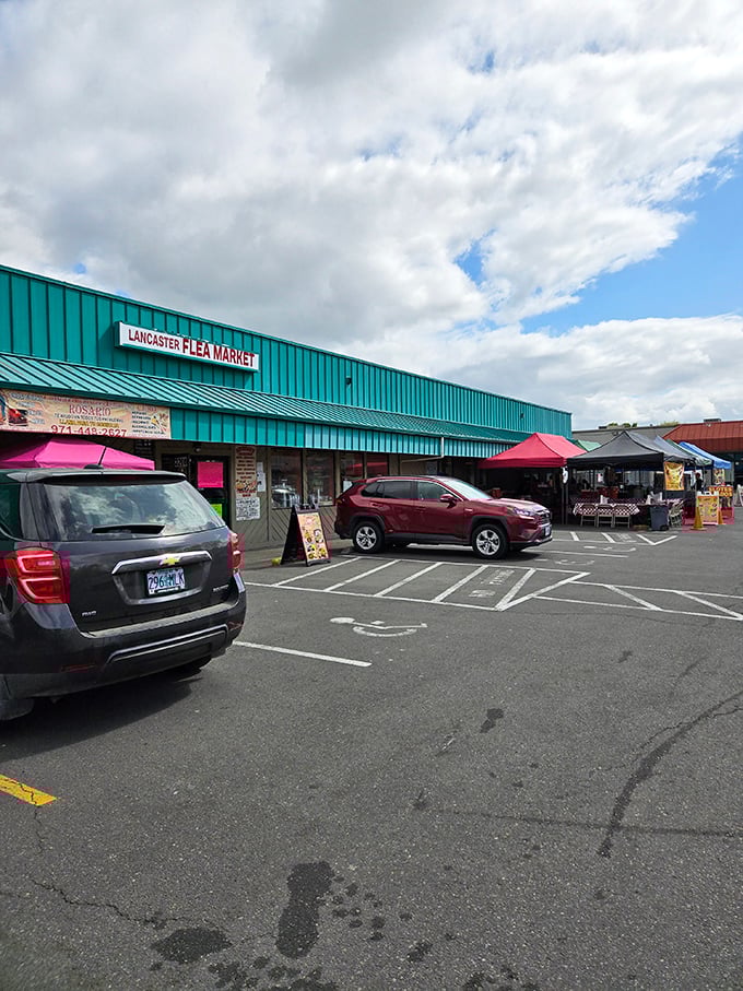 Lancaster Flea Market: The parking lot becomes an extension of the market on nice days—twice the space for finding that perfect something!