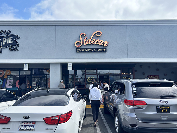 The crowd outside Sidecar suggests these aren't your average donuts. Some morning rituals are worth the pilgrimage.