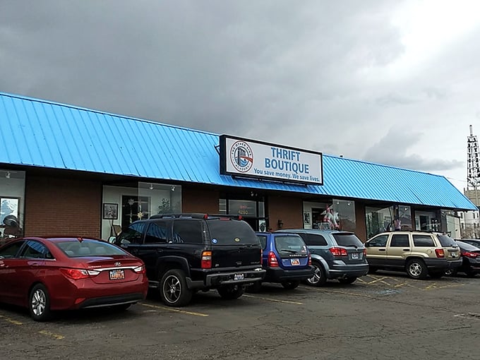 This unassuming storefront houses unexpected treasures while supporting recovery programs—shopping that feels doubly good.