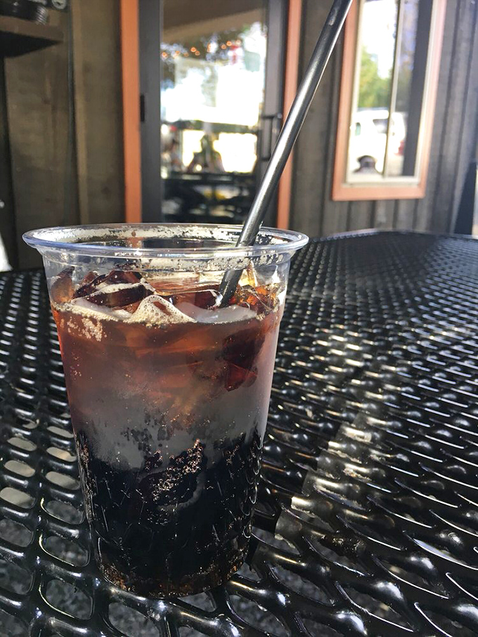 That dark, mysterious birch beer—Pennsylvania's answer to root beer—sitting pretty on the patio, waiting to cut through the richness of barbecue.