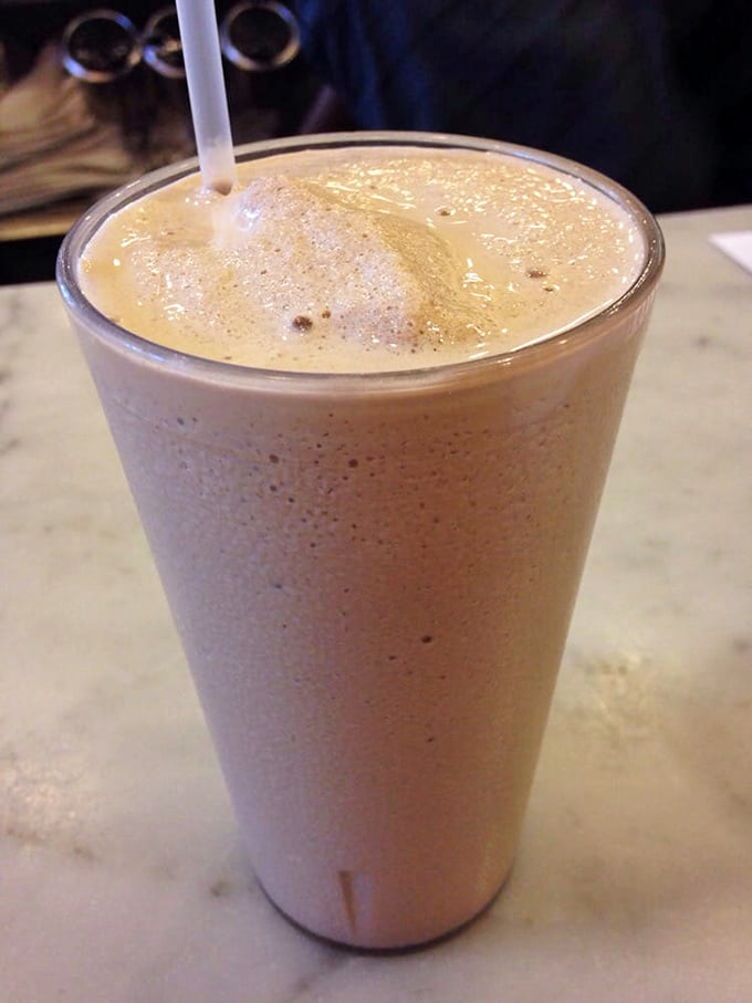 The chocolate freeze—where milkshake meets meditation. Sipping this creamy concoction slows down time in the best possible way.