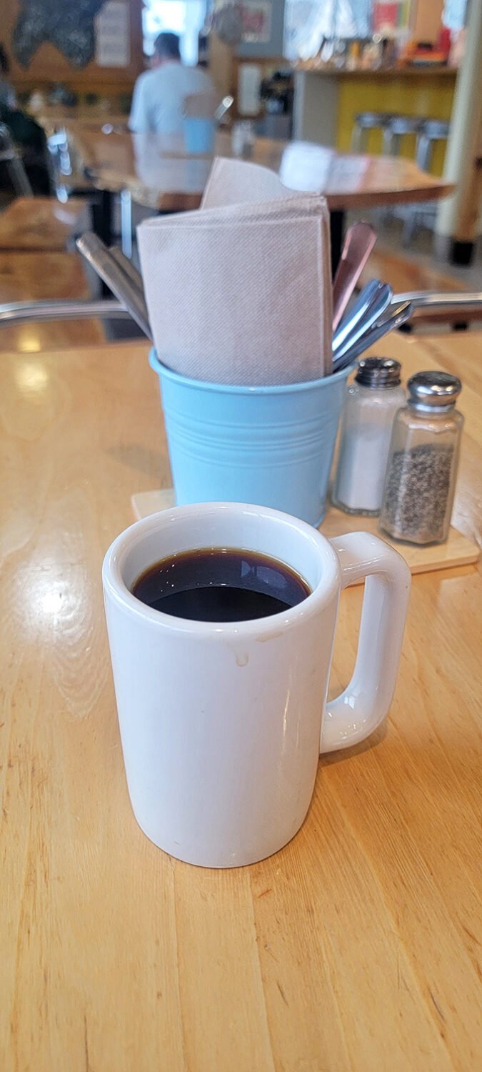A proper cup of coffee in a sturdy mug—civilization's greatest achievement for getting through Minnesota mornings with dignity intact.