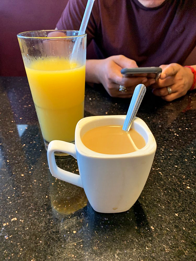 Morning's perfect power couple: coffee strong enough to jumpstart your day and orange juice so fresh it practically introduces itself.